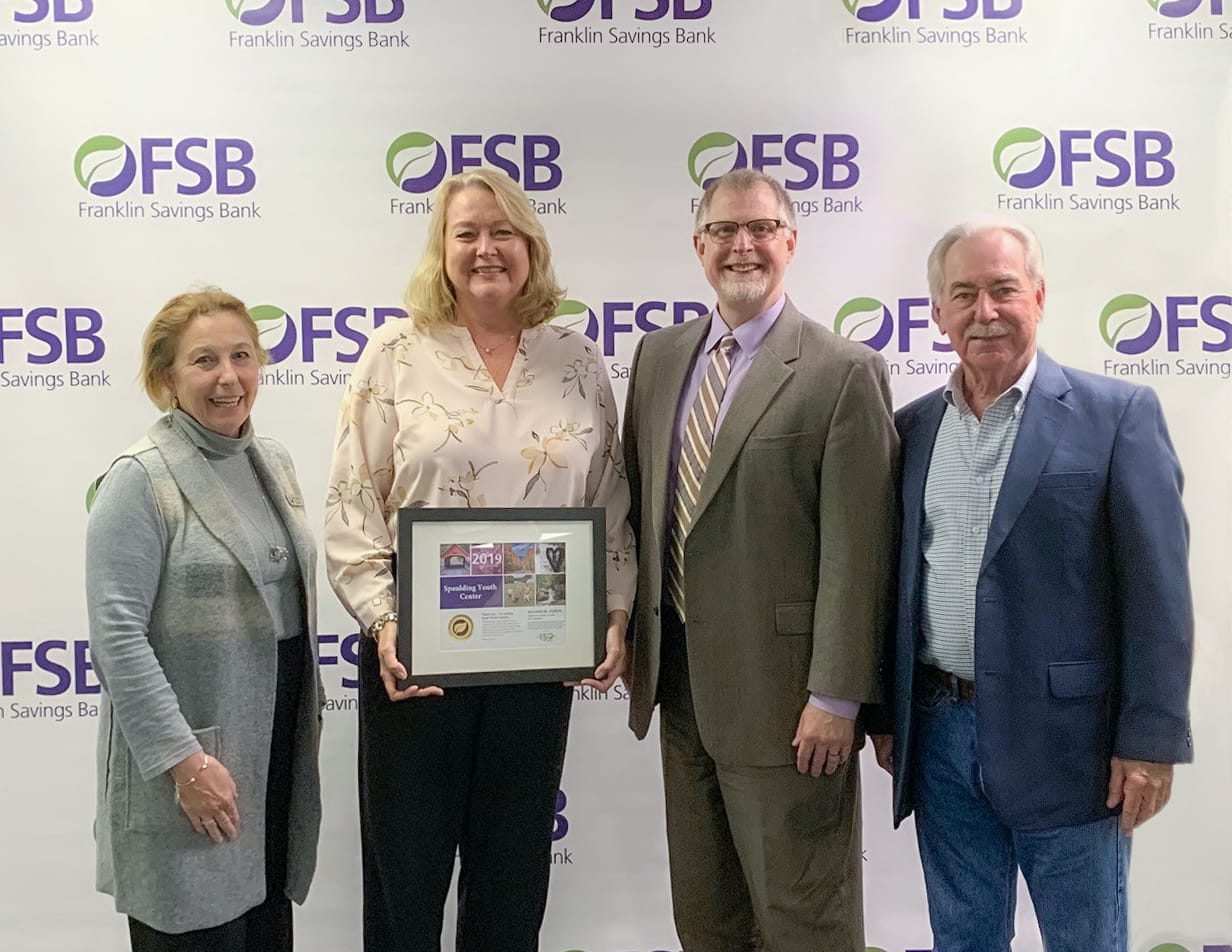 Spaulding Youth Center Receives $5,000.00 Grant from Franklin Savings ...